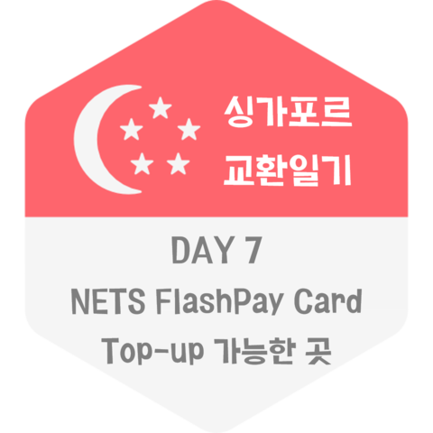Day 7. 싱가포르 NTU NETS FlashPay Card Top-up / 충전 가능한 곳 : 네이버 블로그