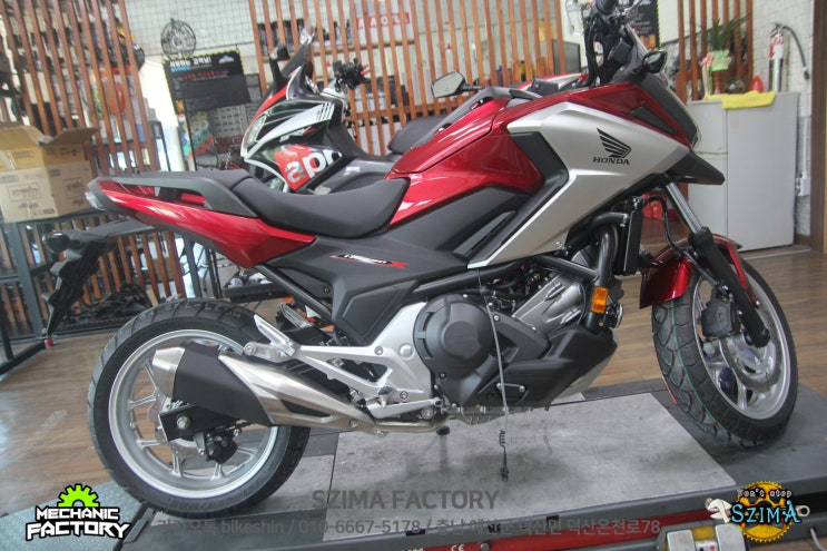 [HONDA] NC750 DCT 신차 옵션 작업 : 네이버 블로그