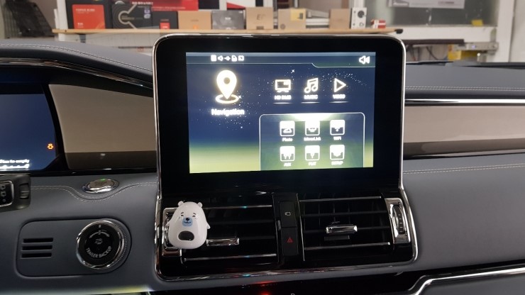 링컨 네비게이터 SF300A 미러링 네비게이션 장착 : 네이버 블로그