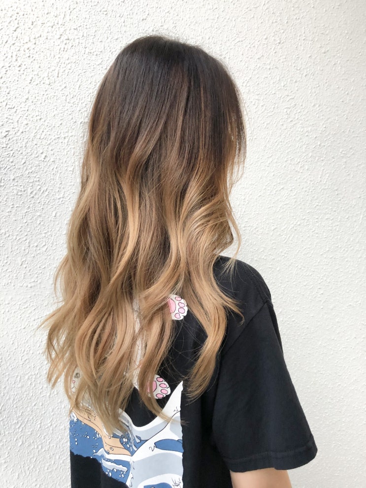 미사여자머리 외국인 같은 금발스타일! 옴브레 솜브레 브릿지 디자이너수정/그리담/그리담헤어/미사미용실/하남미용실 : 네이버 블로그