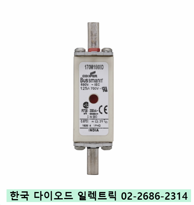 170M1568D 판매중 BUSSMANN 690V 125A 700V , 모든 부스만휴즈 판매점 : 네이버 블로그