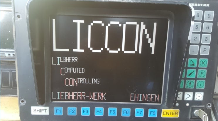 크레인 LIEBHERR LICCON-KONSOLE LCD 모니터 개발 개조 팁 : 네이버 블로그