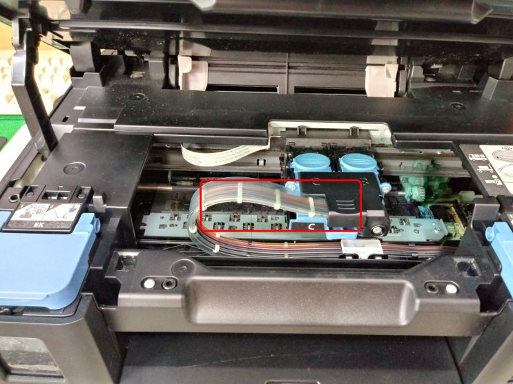 캐논 G2900_5B00 에러와 검정안나옴 수리[프린터수리/판매/임대/전산소모품판매] : 네이버 블로그