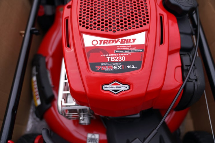 트로이빌트 TB230 개봉기(자주식잔디깍기기계) : 네이버 블로그
