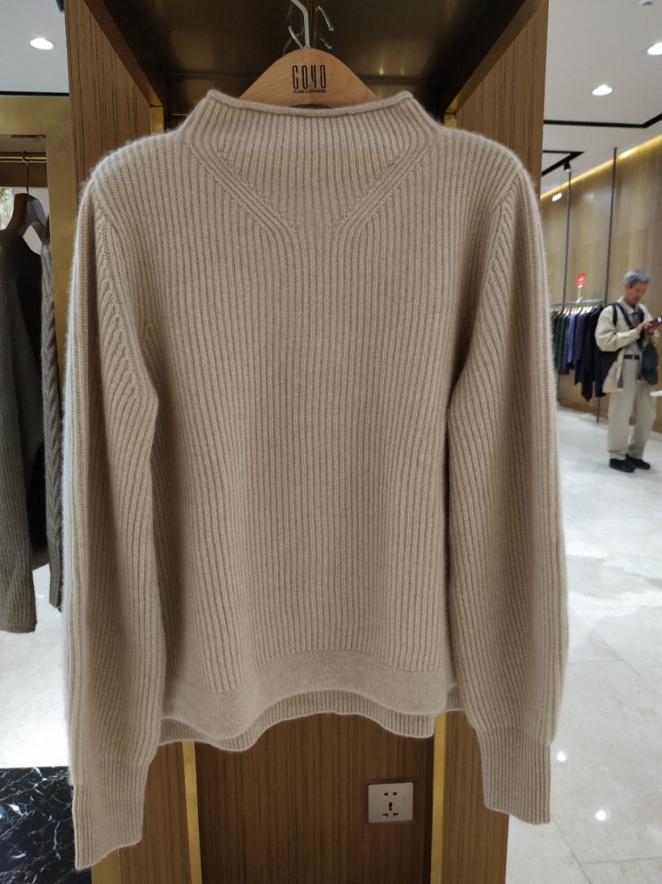 고비캐시미어 오가닉 반목니트,캐시미어여성니트,고비캐시미어오가닉여성니트,고비오가닉도톰니트,고비캐시미어현지판매가공개 : 네이버 블로그