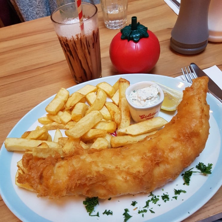 [영국 런던] 소호 피쉬앤칩스 맛집 'GOLDEN UNION' 골든 유니언 : 네이버 블로그