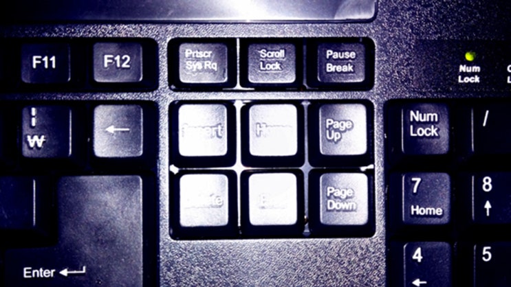 쓰임새가 궁금한 키보드다. Print Screen SysRq 키, Scroll Lock 키, Pause Break 키 : 네이버 블로그