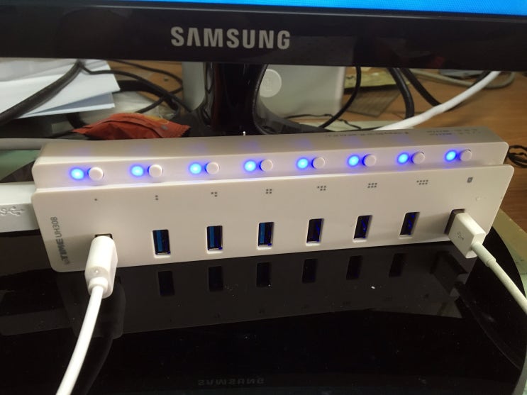 iptime UH308 8port 허브 사용 후기 : 네이버 블로그