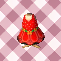 [3DS] 튀어나와요 동물의 숲(とびだせどうぶつの森) - QR Codes - 레드 페어리 드레스 (Red fairy dress ...