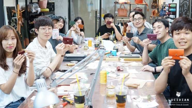 단체수업 Lg전자 가죽공예 원데이 클래스 스케치 기업 문화 강의 문화체험 체험수업 워크숍 네이버 블로그