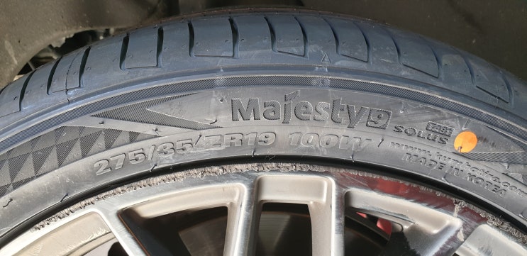 영등포 타이어 제네시스 G80 스포츠 3.3T 19인치 금호 마제스티9 TA91 타이어프로 문래점 고속휠밸런스 : 네이버 블로그