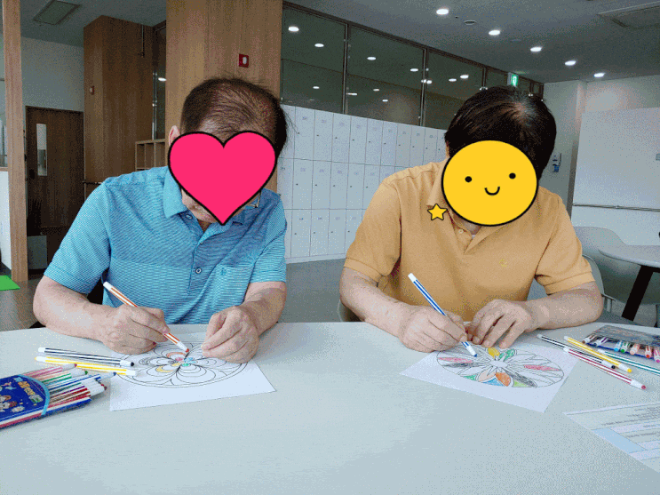 위례송파성남 주야간보호 위례데이케어 미술교실 만다라 네이버 블로그