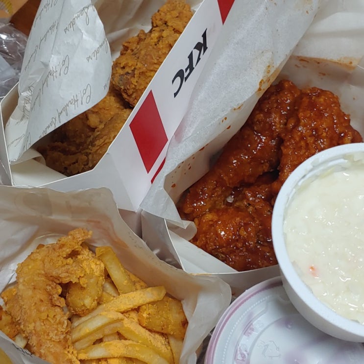 KFC Best 치킨팩 할인 안하면 안 먹어 : 네이버 블로그
