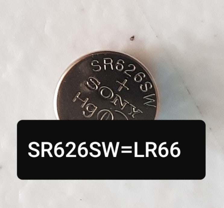 시계배터리 SR626SW과 다이소 LR66 SR66 377 LR626 AG4 모두 같다 : 네이버 블로그