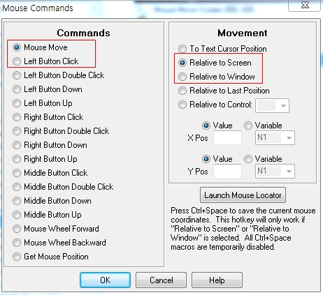 [매익강의2] 매크로 익스프레스 3.8 - Mouse move, Click, Variable Set, Mouse Locator ...
