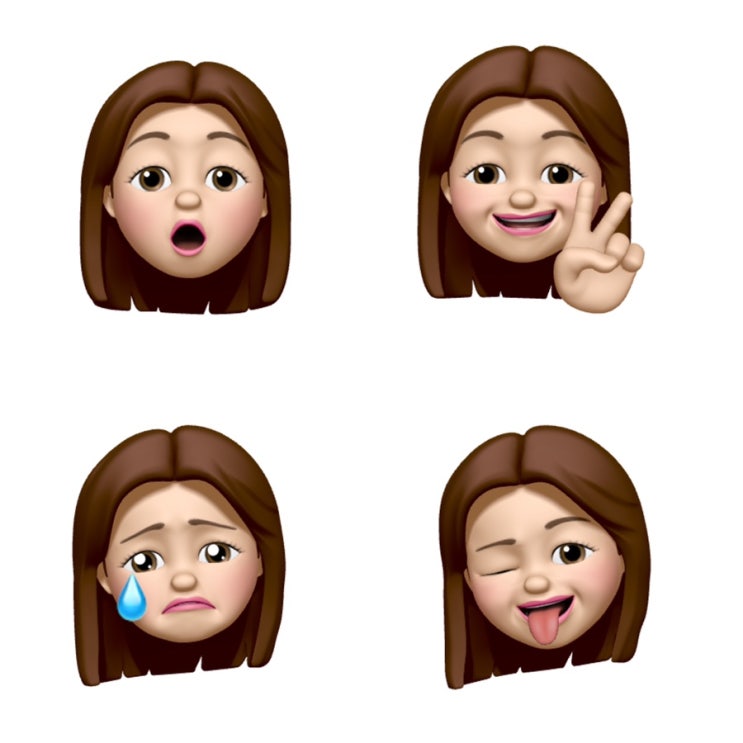 아이폰(ios13 업데이트) 미모티콘 만들기 👩🏻 : 네이버 블로그