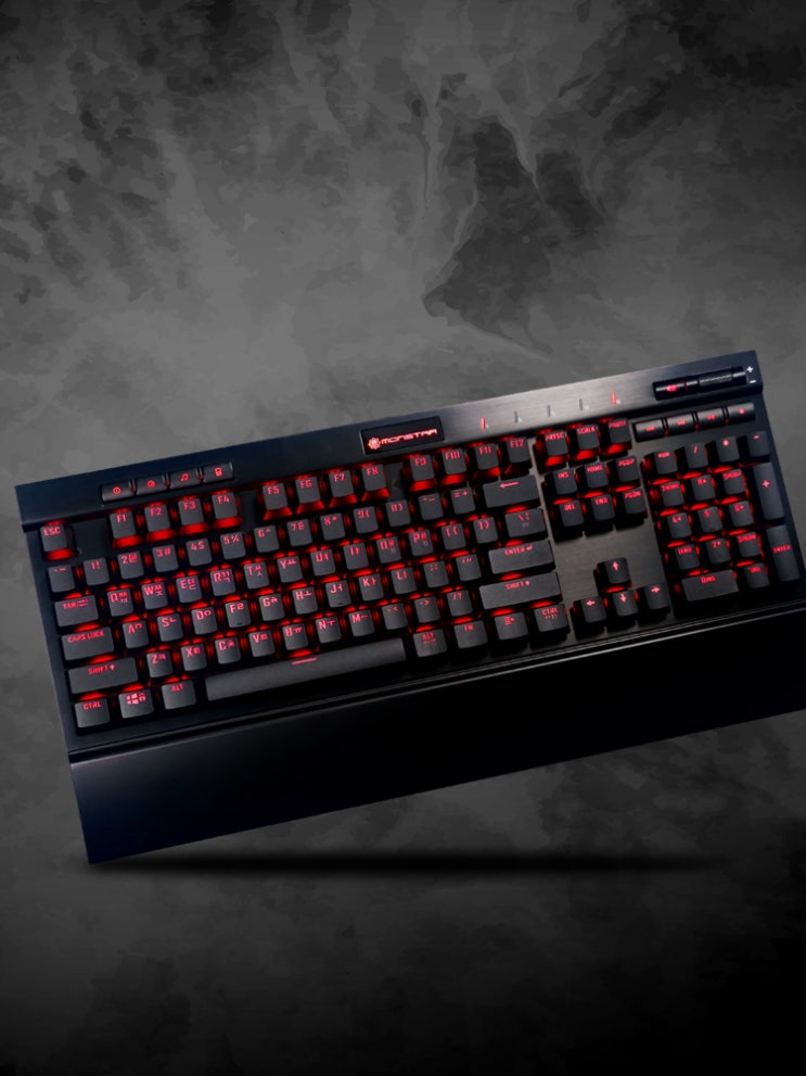 몬스타기어, 축 교환식 기계식 키보드 ‘몬스타 데빌스킬 MK108V2' 출시 : 네이버 블로그