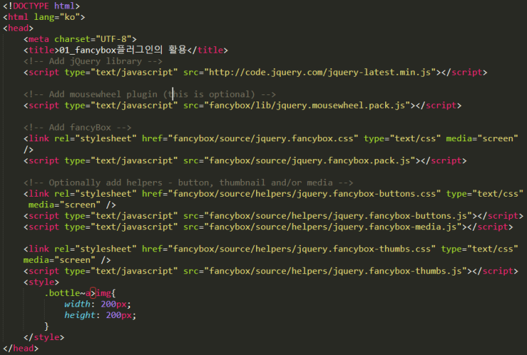 #Coding study37: fancybox 플러그인 / 부트스트랩 연습 : 네이버 블로그