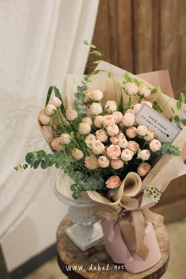 미니장미 자나꽃다발 _ 분당꽃집 / 분당꽃배달 / 구미동꽃집 / 드라이플라워장미 : 네이버 블로그