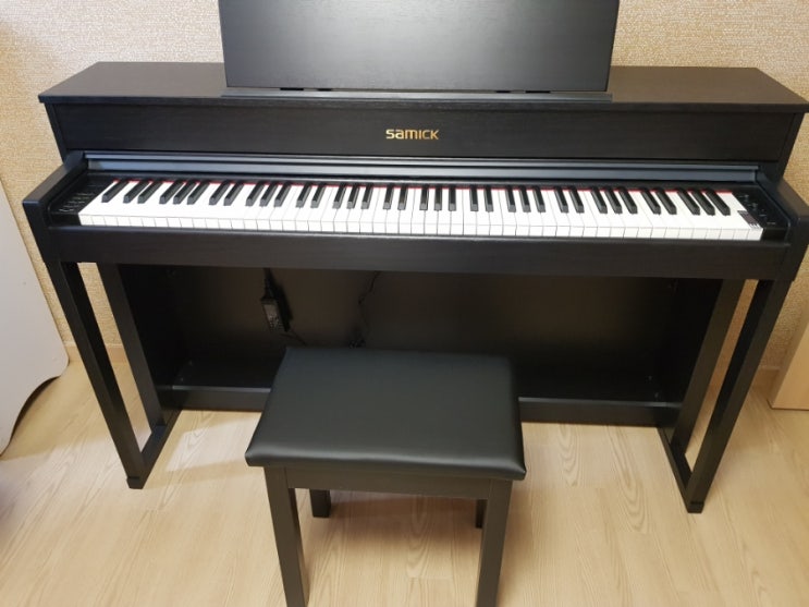 삼익디지털피아노 목재건반 DP500 블랙색상 배송일지 : 네이버 블로그