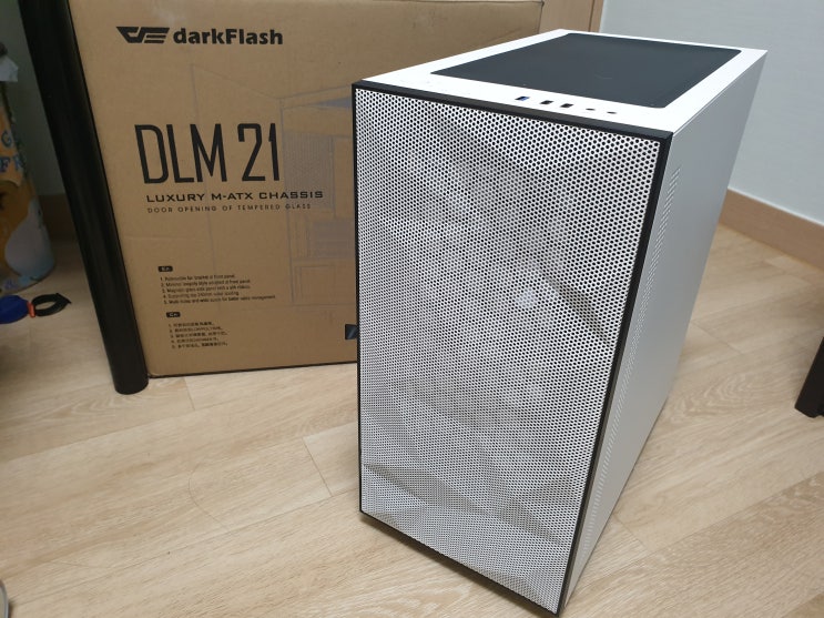 [지원제품] 5만원대 도어형 케이스 DarkFlash DLM21 RGB MESH White : 네이버 블로그