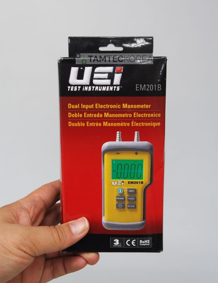 UEI EM201B 보급형 차압계/압력계/휴대용 차압계 : 네이버 블로그