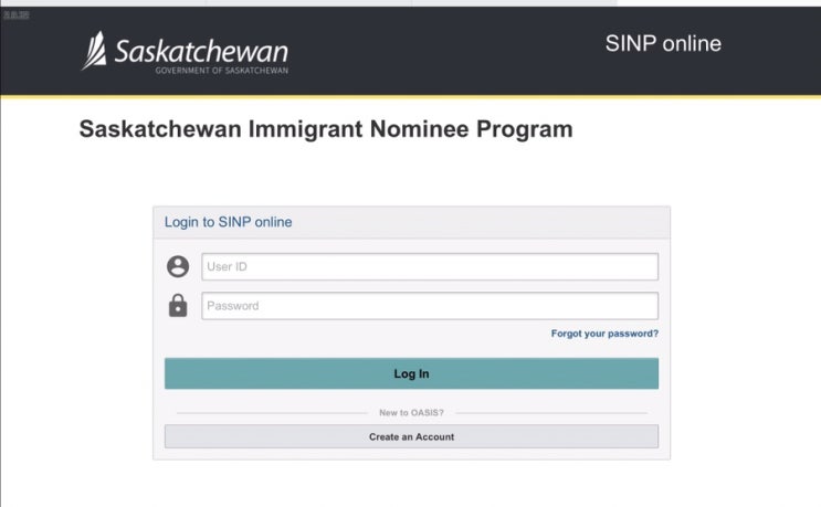 [SINP] sinp 주정부이민 3 - OASIS 알아보기 : 네이버 블로그