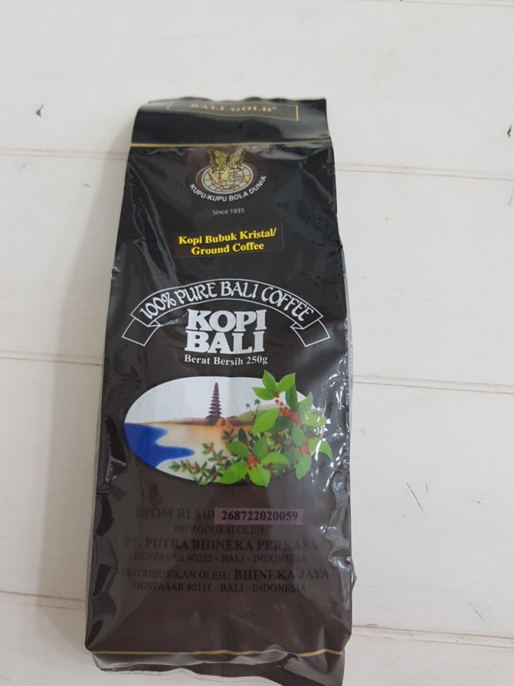 KOPI BALI : 100% PURE BALI COFFEE 진하고 리치한 맛이랄까요? : 네이버 블로그