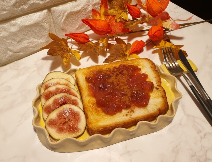 요리 무화과잼 만들기 무화과 토스트 무화과 세척보관맛있게 먹는법 가을맞이 홈카페 홈브런치 네이버 블로그