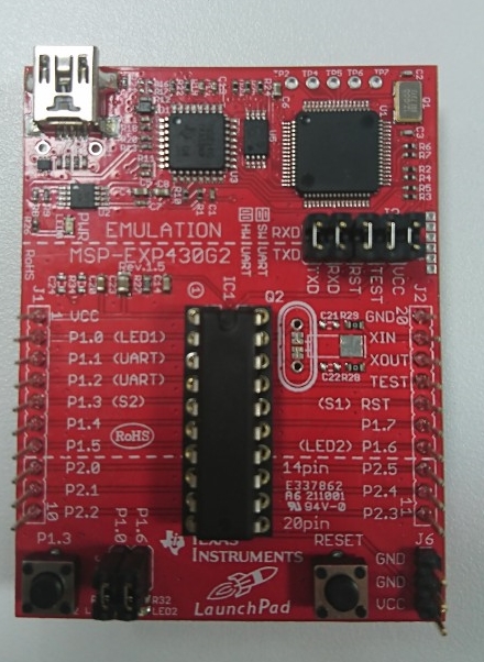 [MSP430] MSP430G2 LaunchPad(MSP-EXP430G2) 시작하기 : 네이버 블로그