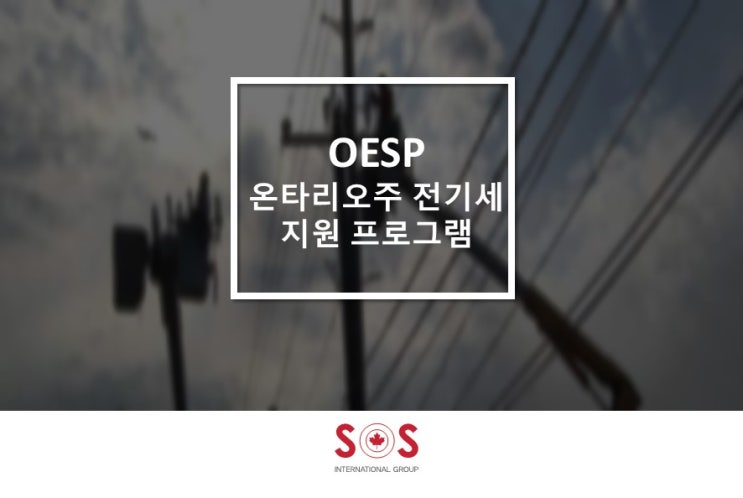 [캐나다 생활정보] ONTARIO ELECTRICITY SUPPORT PROGRAM (전기세 지원 받기!) : 네이버 블로그