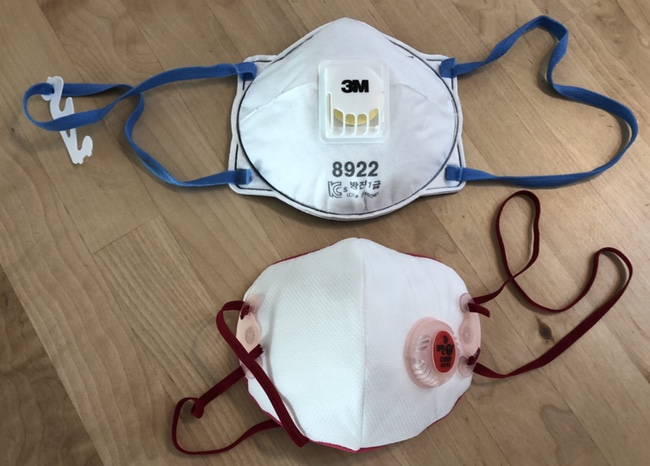 러닝용 미세먼지 마스크 크린탑 C800V 사용 후 3M 8922 비교 : 네이버 블로그