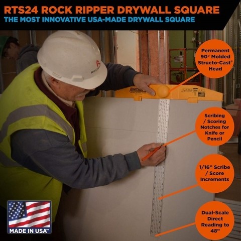 [Drywall Scoring Square] Johnson Level & Tool RTS24 RockRipper : 네이버 블로그
