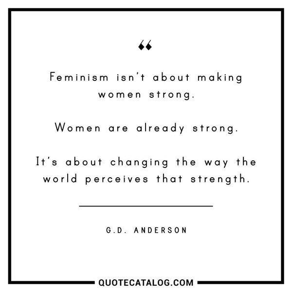 [페미명언] 페미니즘은.. G.D Anderson : 네이버 블로그