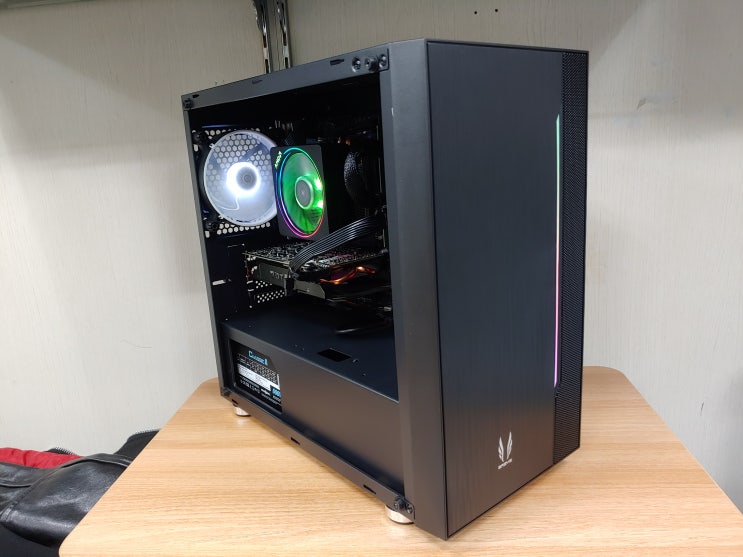 [바른피씨공방] 3RSYS R400 블랙 강화유리 조립기 / 음악 작업용 PC : 네이버 블로그