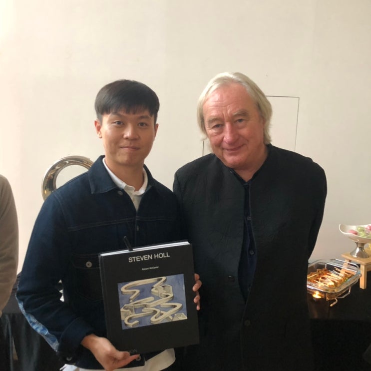 2018년 Steven Holl 건축가와 두번의 만남을 가지며 : 네이버 블로그