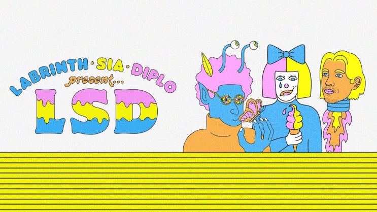 LSD(Sia, Diplo & Labrinth) - Genius, Audio, Thunderclouds, Mountains(MV ...