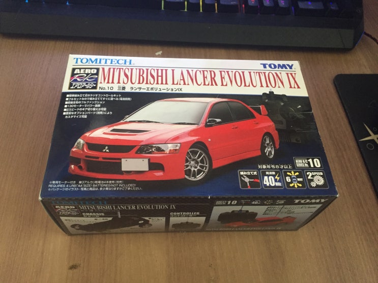 토미 에어로RC MITSUBISHI Lancer Evolution Ⅸ 언박싱 및 조립 : 네이버 블로그