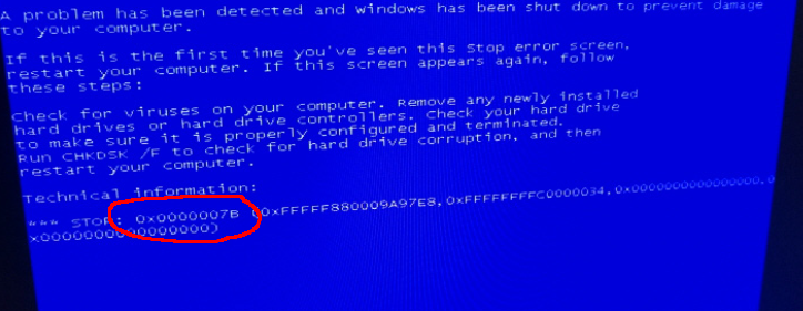 블루스크린 0x0000007b 10초 해결방법 라인컴퓨터정보글 : 네이버 블로그