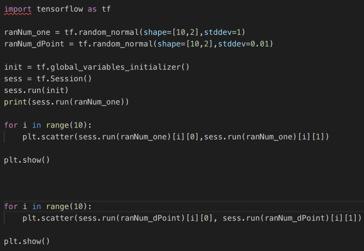 [파이썬 코딩] python / tensorflow / tf / transpose / tf.random_normal / one_hot / stddev / cnn / rnn ...