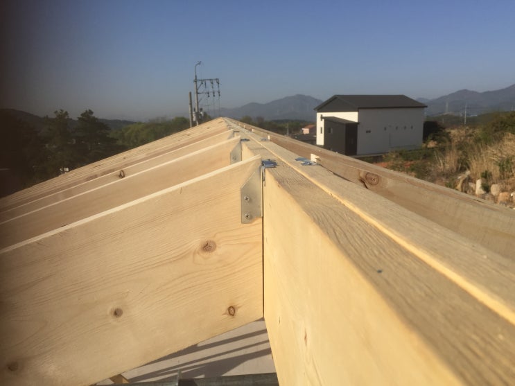 GABLE ROOF HOUSE #1005 Framing Gable walls, Lookout, Scarf : 네이버 블로그