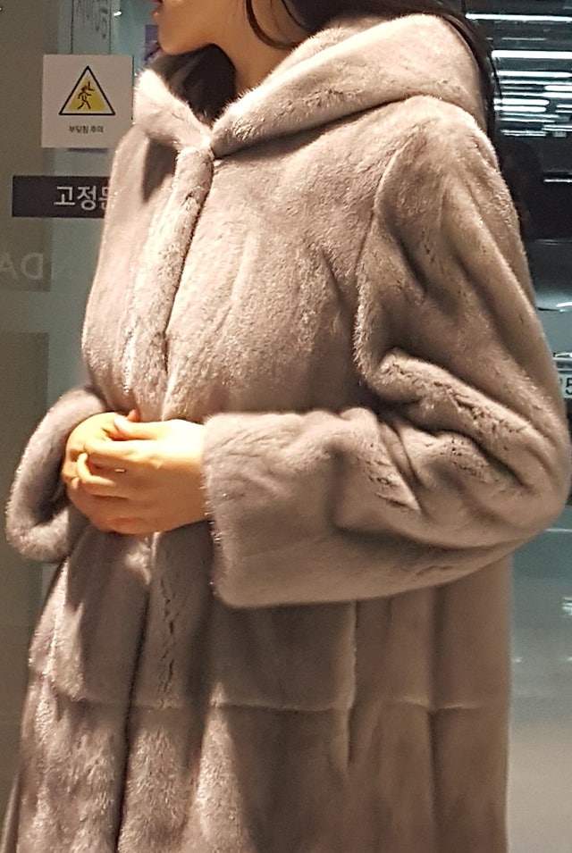 롱밍크코트 실버블루 후드 대동모피 성남분당점 특가 네이버 블로그