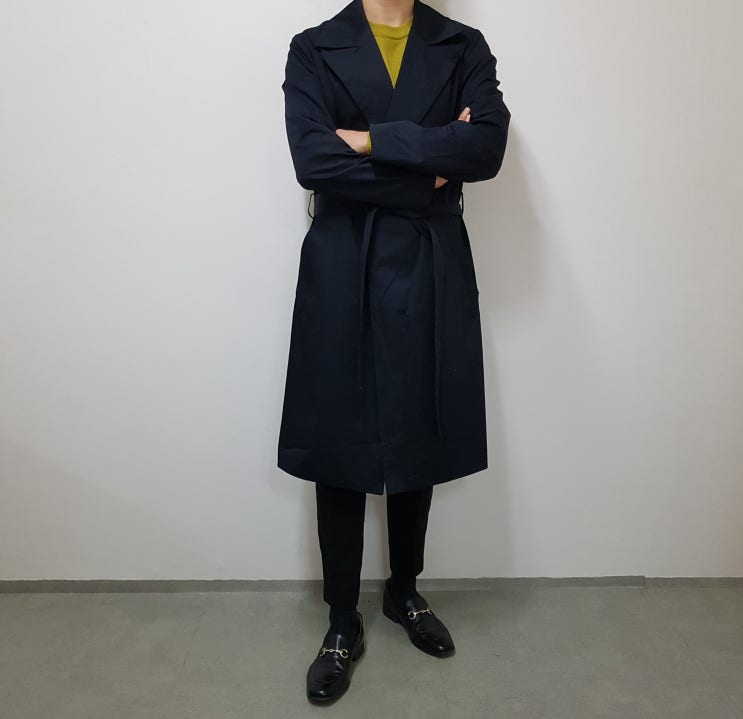 남자 네이비코트 코디봄니트슬렉스소가죽 로퍼 유뱅의 데일리룩 블로그 네이버 블로그