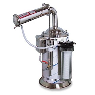 Economy Water Still & Filter / 1차 증류수 제조기(필터장착용) / Water Purification ...