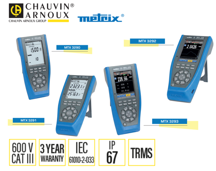 샤빈아녹스 메트릭스 (Chauvin Arnoux_Metrix) 디지털 멀티미터 TRMS DMM (Digital ...