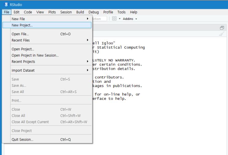 [R 공부하기] R Studio 프로젝트 만들기 & Hello world : 네이버 블로그