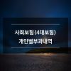 사회보험4대보험 개인별 부과내역 네이버 블로그