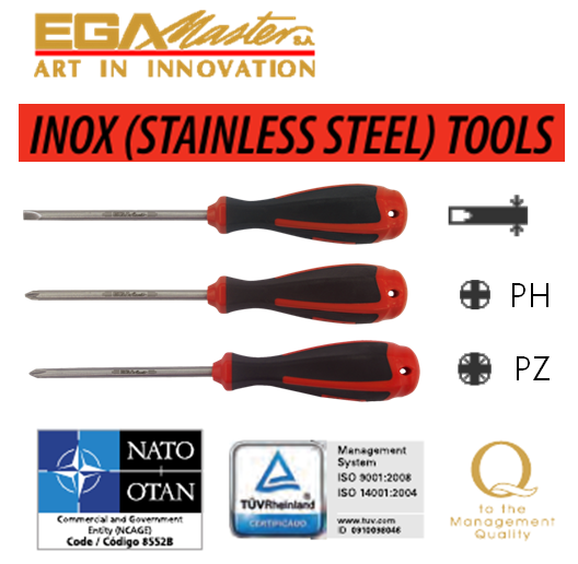 에가 마스터 (EGA master) 스테인레스 드라이버 _ INOX (STAINLESS STEEL) SCREW DRIVER ...