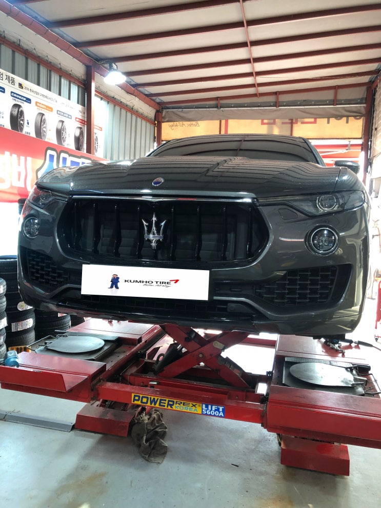 화성타이어 수입 마세라티 르반떼 30디젤 Q4 Suv 전용 고성능스포츠타이어 금호hp91 장착후기 네이버 블로그