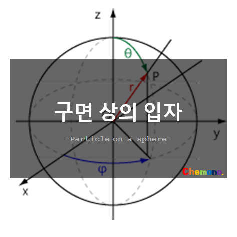 구면 상의 입자/구면 상의 알맹이 (particle on a sphere) (1): 슈뢰딩거 방정식과 해 [물리화학/양자역학 ...